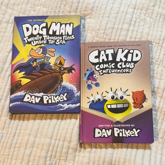 Other | Dog Man And Cat Kid Graphic Novels By Dav Pilkey | Poshmark